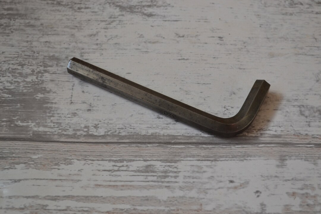 Vintage 3/8" AF Allen Wrench Hex Key - 4.5" L Shaped - Etsy