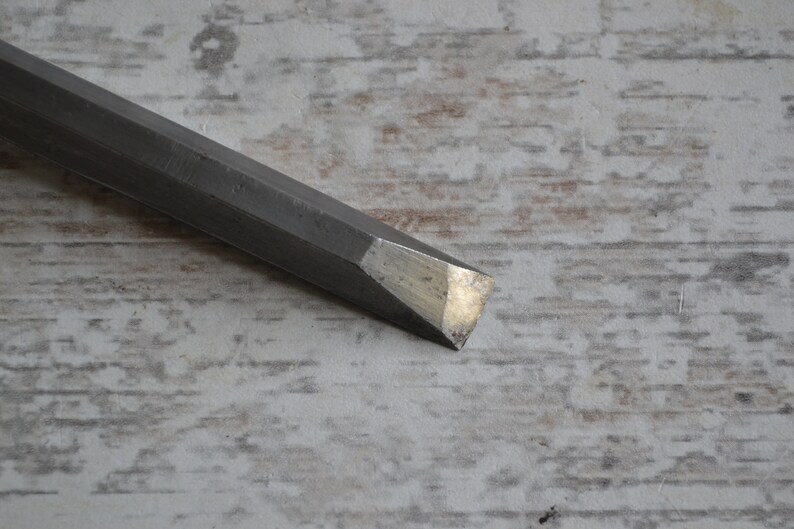 Vintage Cast Steel 10mm Bevel Edge Chisel Wood Handle With | Etsy