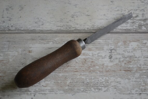 Vintage Cast Steel 10mm Bevel Edge Chisel Wood Handle With | Etsy
