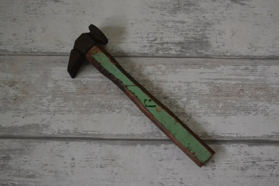Vintage Cobblers' Shoe Hammer 11 Wood Handle - Etsy