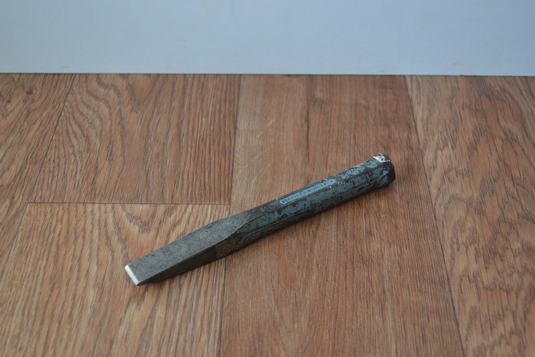 Vintage Footprint Made in England 200mm X 19mm Metal Cold Chisel - Etsy