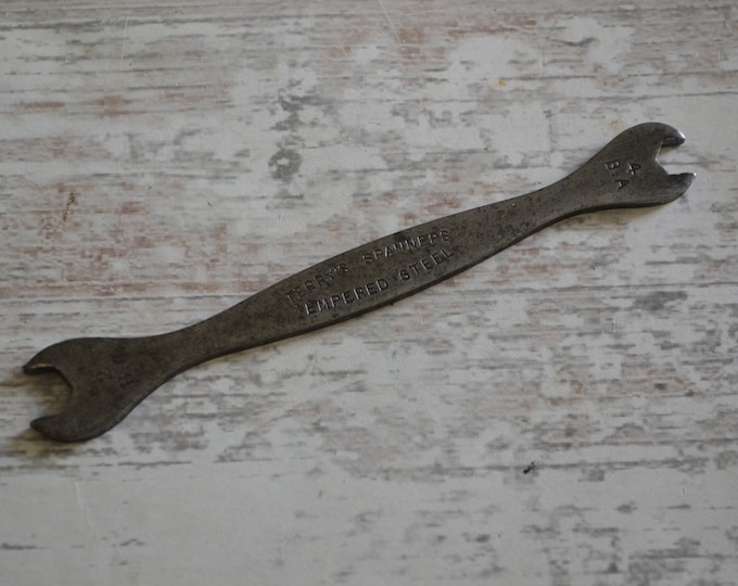 Vintage Terry's Spanners 2BA 4BA Tempered Steel Open Ended Spanner ...