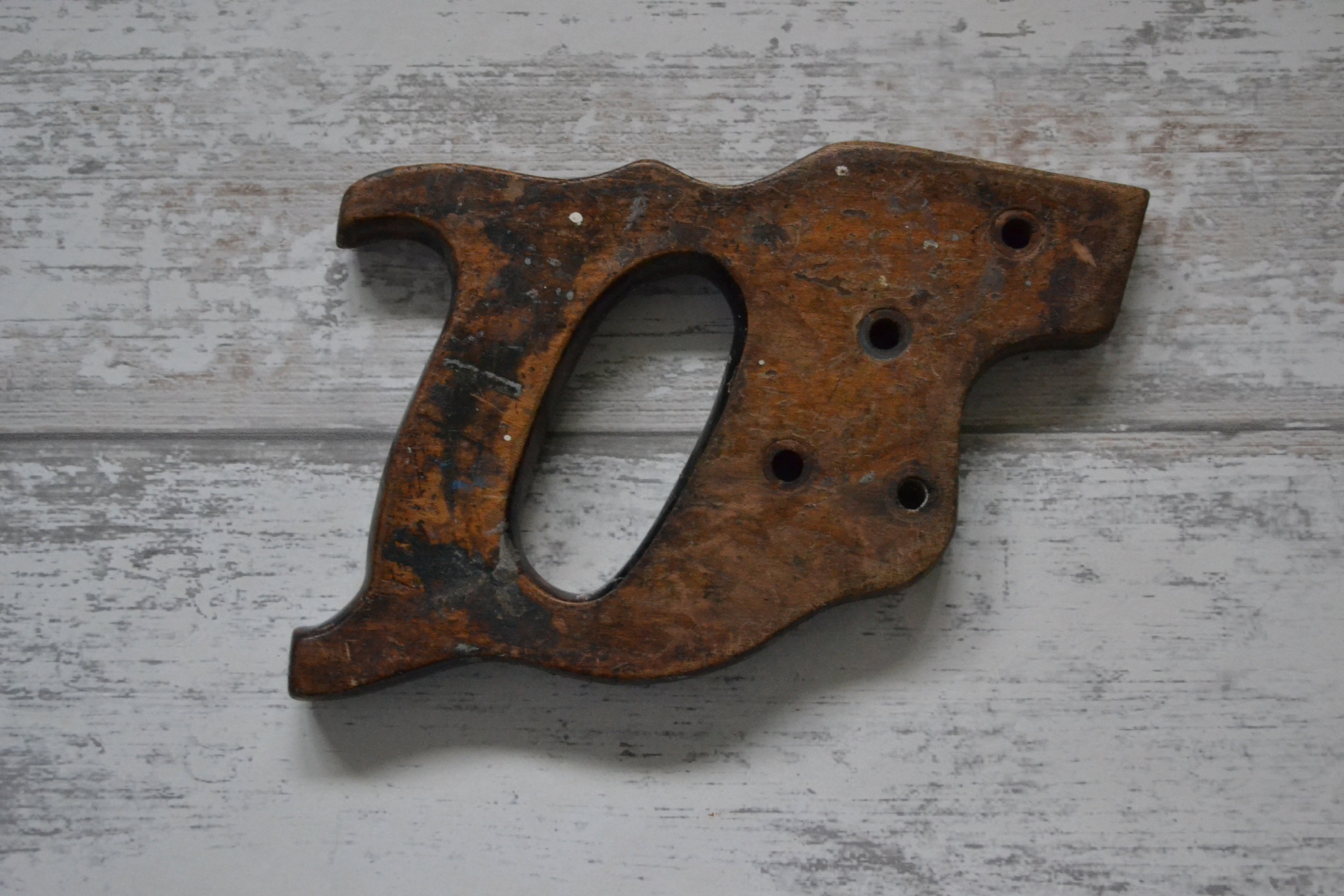 Vintage Wooden Panel Hand Saw Handle - Etsy