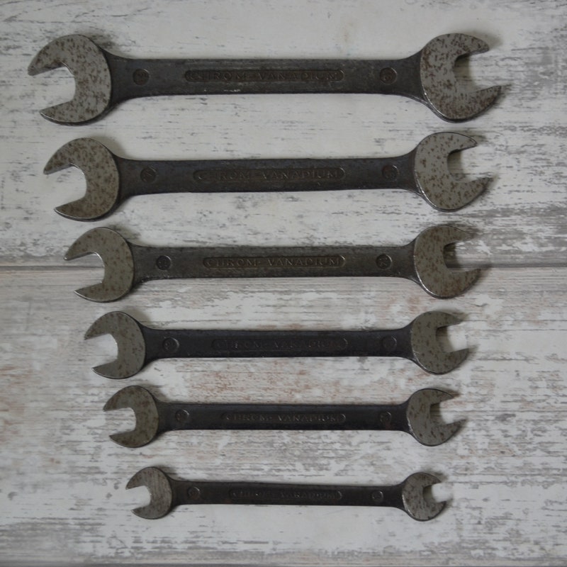 Vintage Spanner Set - Etsy New Zealand