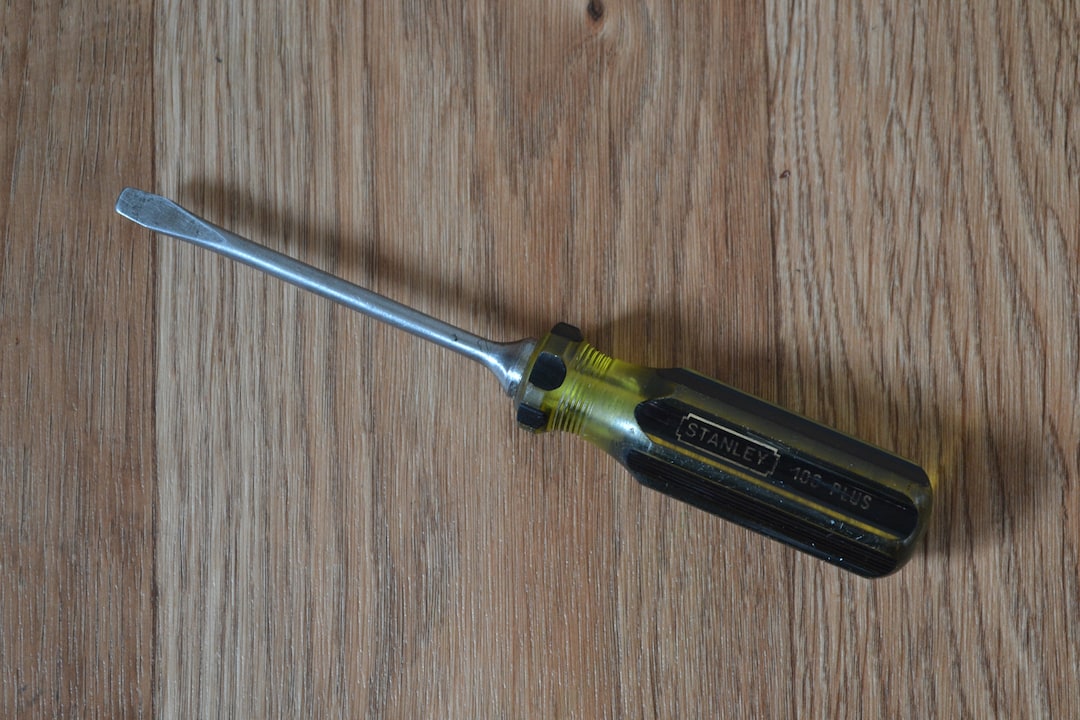 Vintage Stanley 100 Plus 1006/4 6.5mm X 100mm Flathead Screwdriver ...