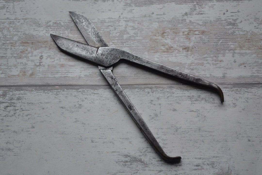 Vintage AE Shearer & Co Sheffield Hand Forged Tin Snips 10 - Etsy
