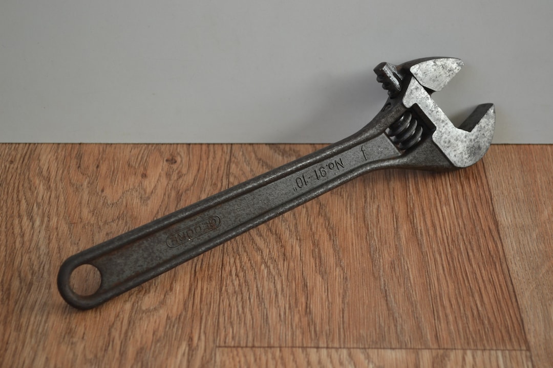 Vintage Gedore No. 91 Adjustable Spanner Wrench 10" - Made in Germany ...