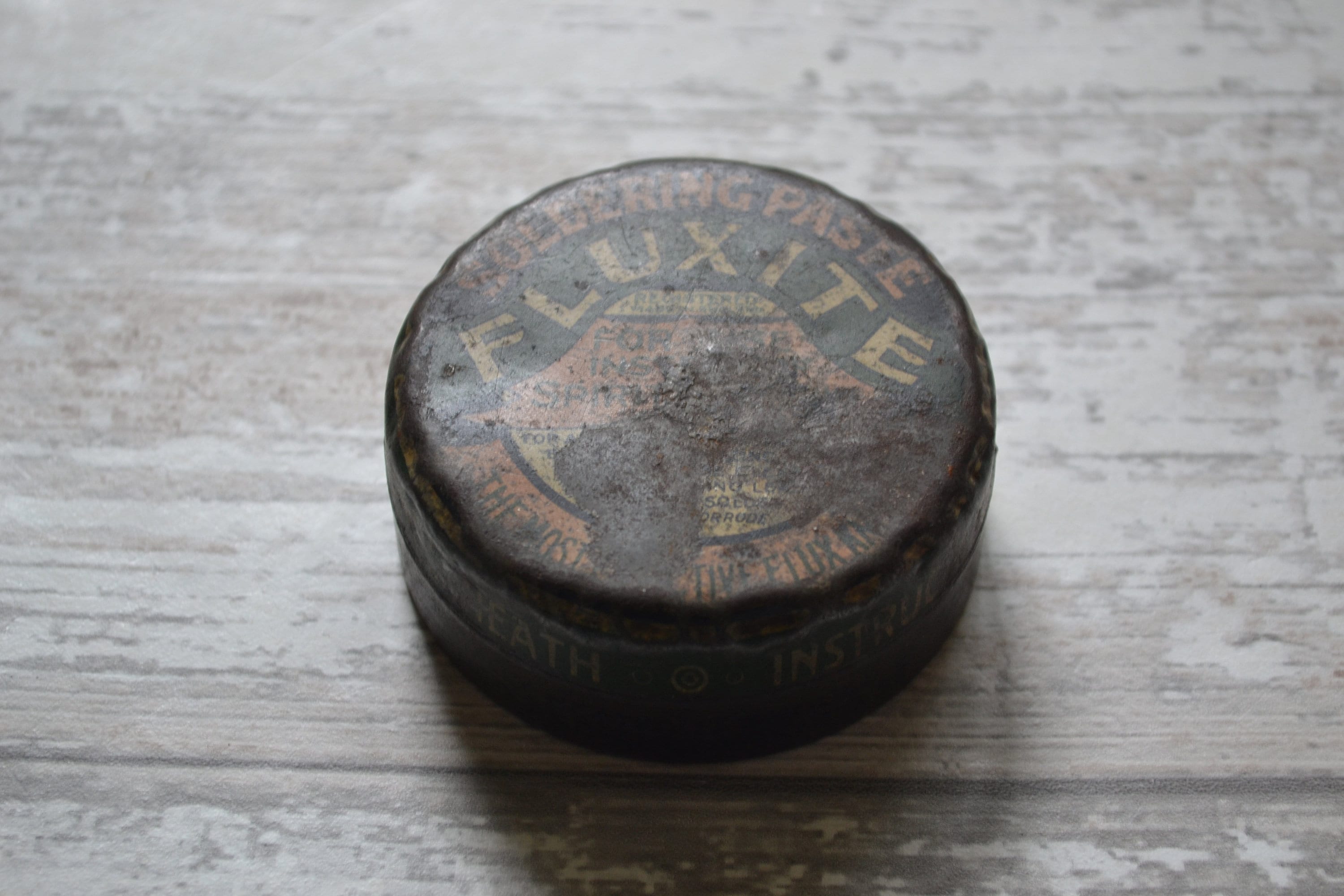 Vintage Fluxite Soldering Paste Old Tin - Etsy UK