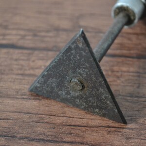 Vintage Triangle Paint Scraper - Steel With Hardwood Handle 7" - Etsy