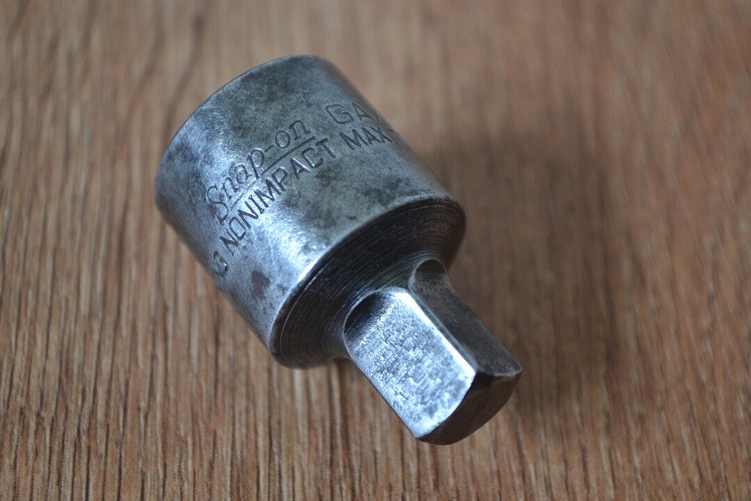 Vintage Snap-on GAXI 1/2 to 3/8 Drive Reducer Extension Socket Adapter ...