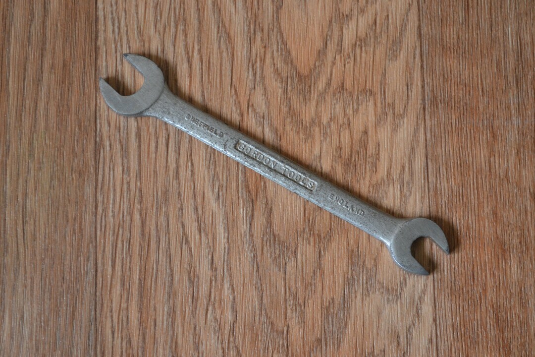 Vintage Gordon Tools Sheffield England Chrome Vanadium 1/4" W 3/16" W Whitworth Open Ended ...