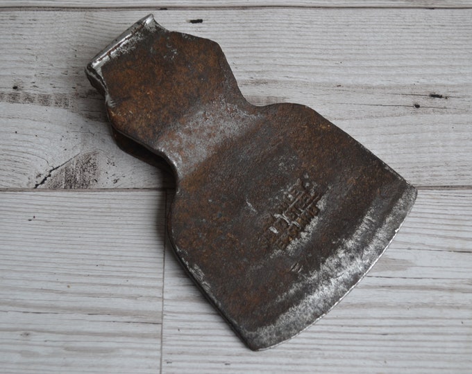 Vintage John Riley Solid Steel Hatchet Axe Head no Handle 97mm X 140mm ...