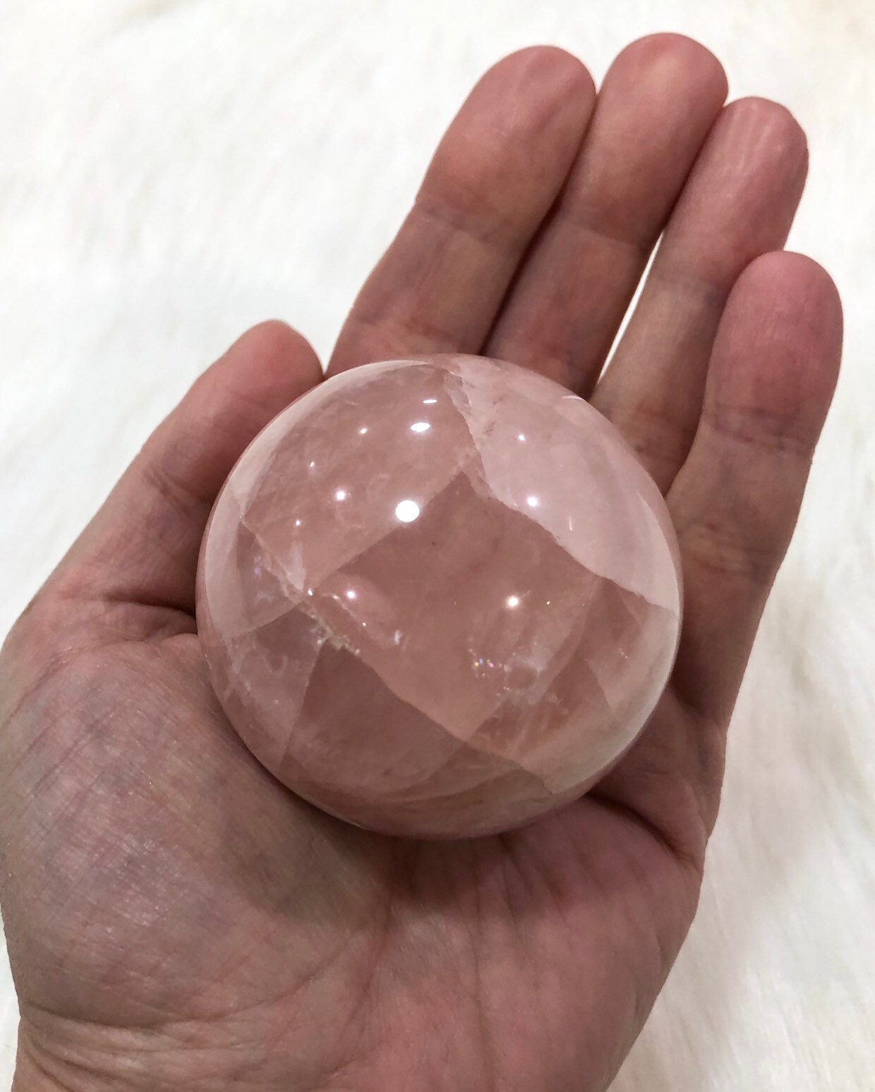 Rose Quartz Spheres