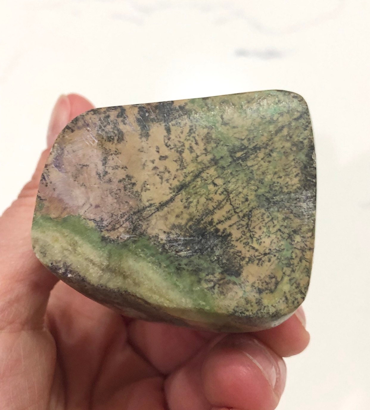 Rare Hydrogrossular Garnet Standing Freeform