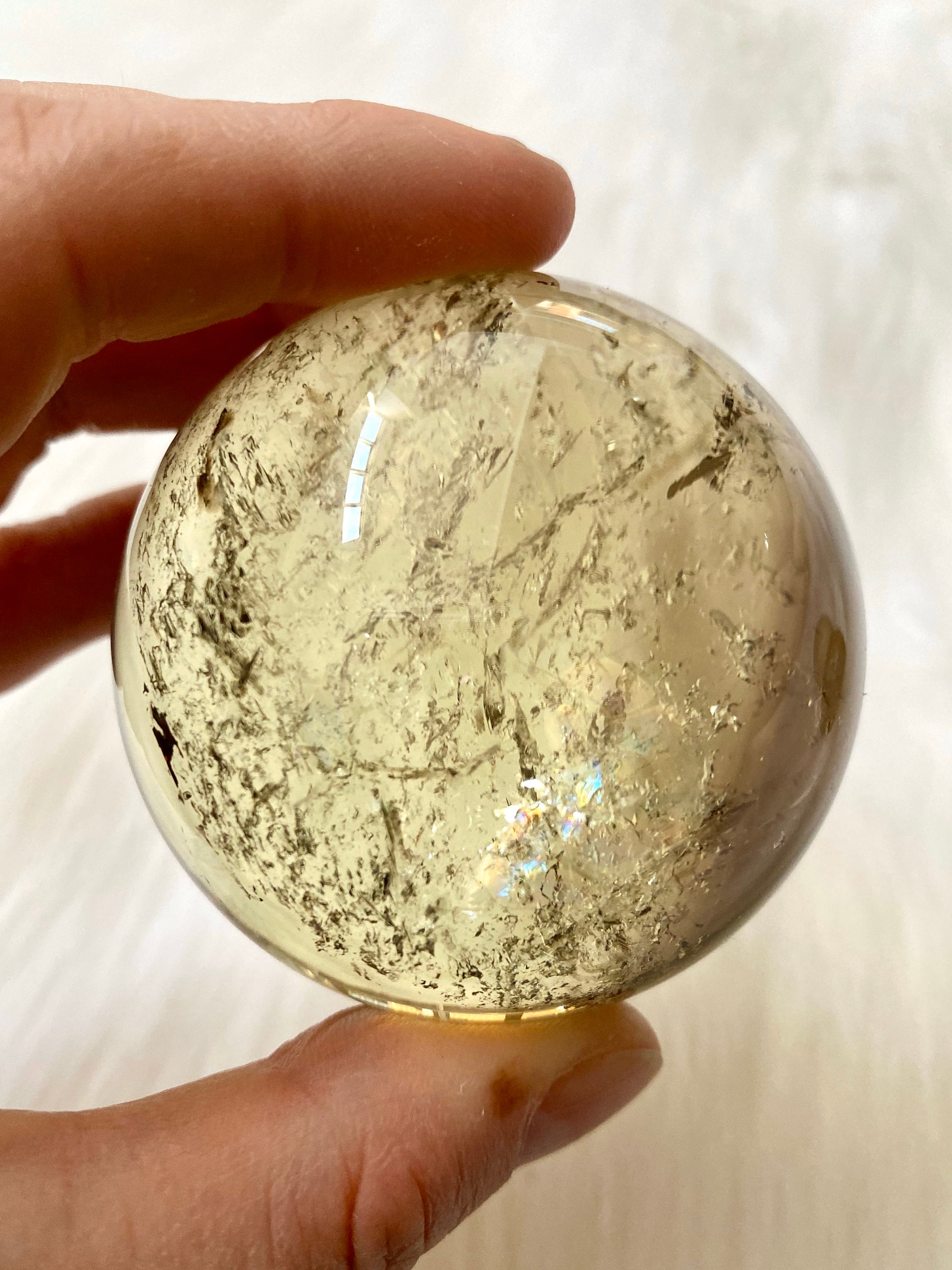 Natural Citrine Spheres - High Grade