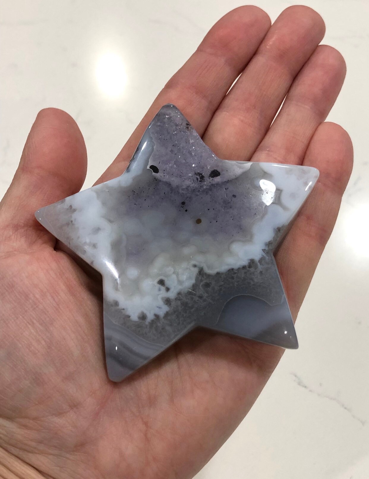 Agate Geode Star