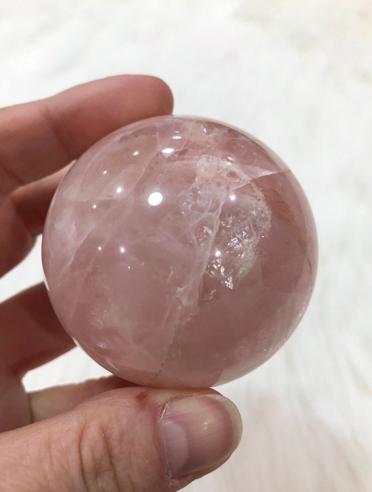 Rose Quartz Spheres