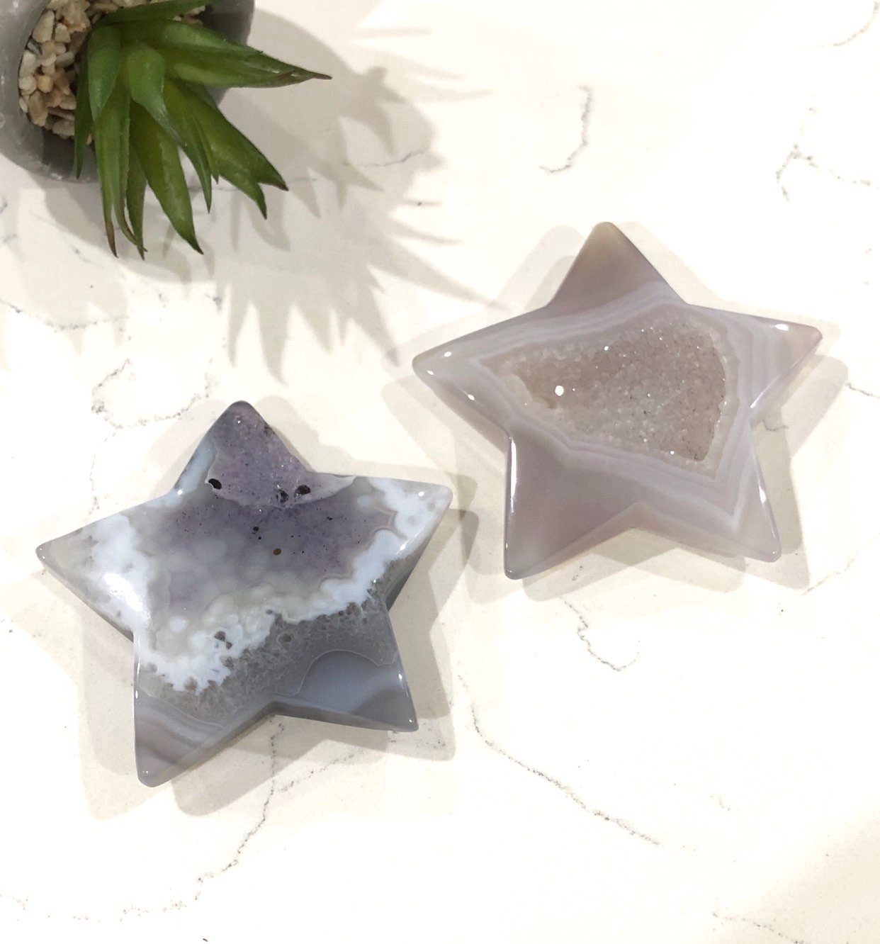 Agate Geode Star