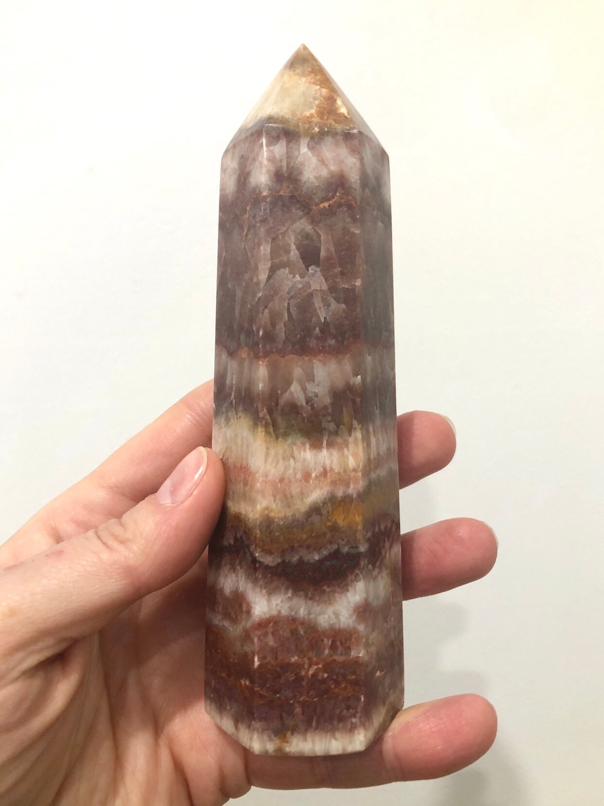 Tri Colored Calcite Towers