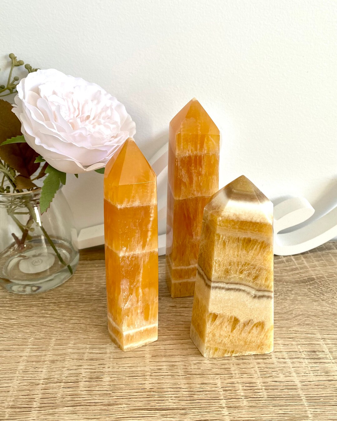 Mexican Orange Calcite Towers - Etsy Australia