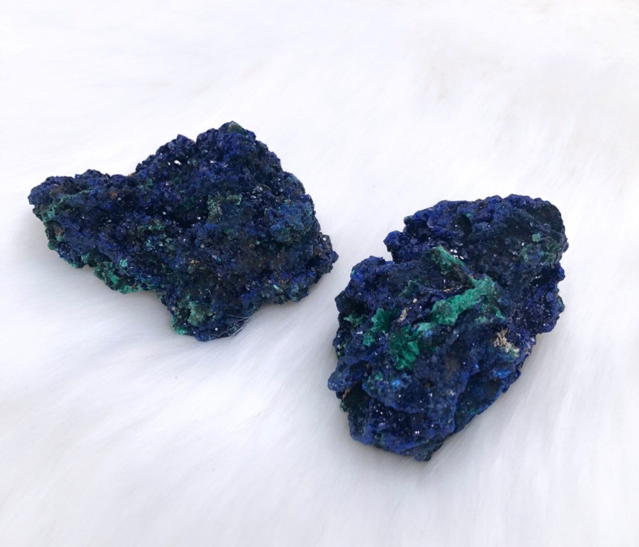 Azurite with Malachite Specimens