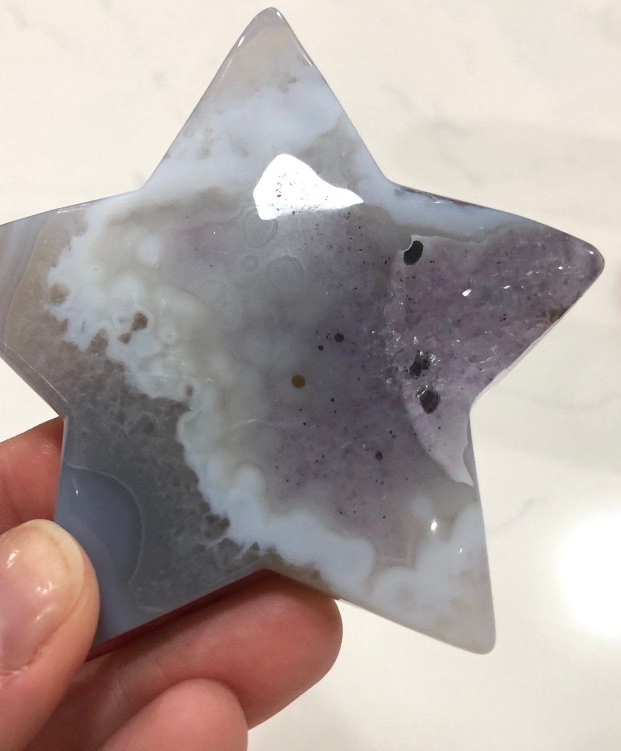 Agate Geode Star