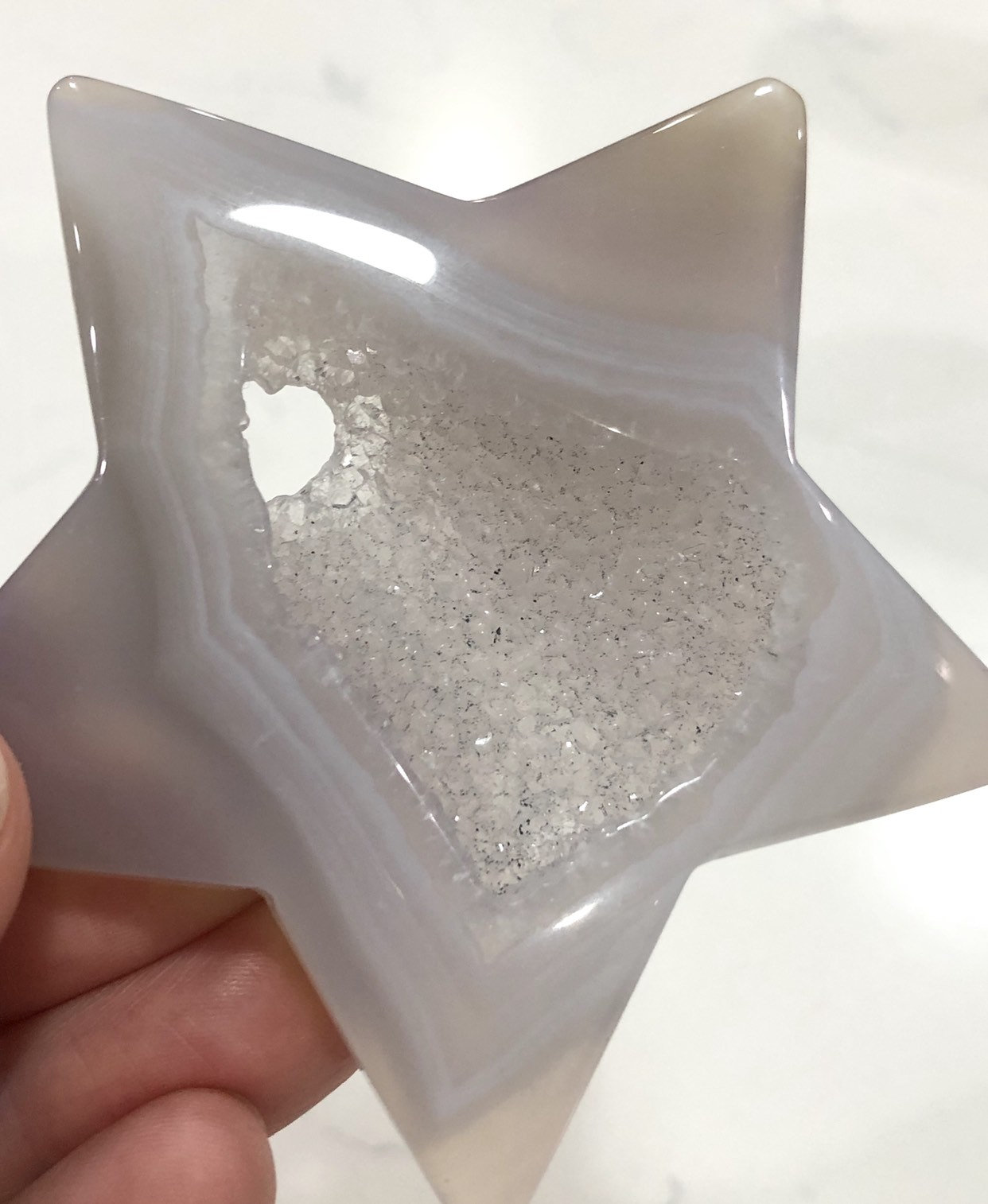 Agate Geode Star