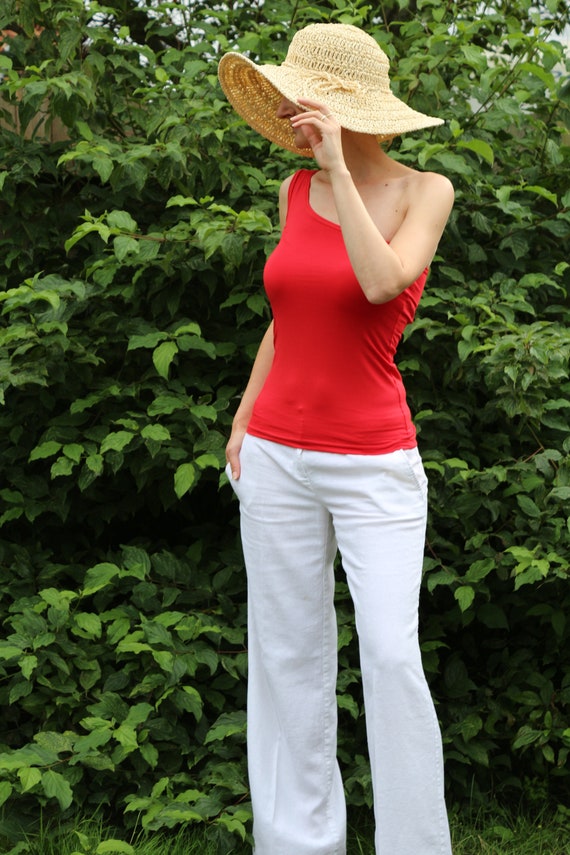 Red Top/ Red Top for Women/ Womens Red Top / Sleeveless Top / - Etsy