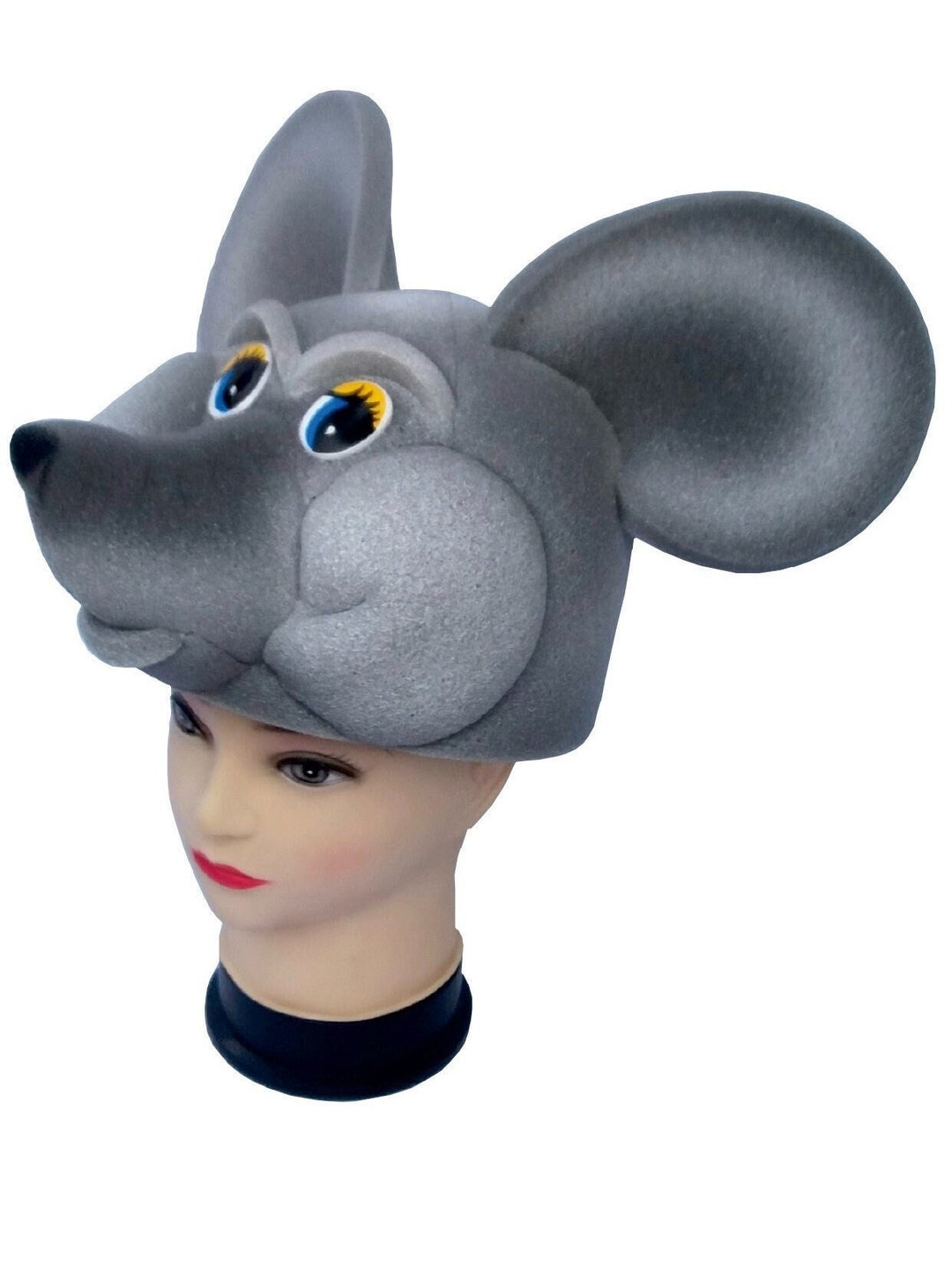 Hat-mask Mouse. Cool Hat for a Party. Animal Masks for Children and ...