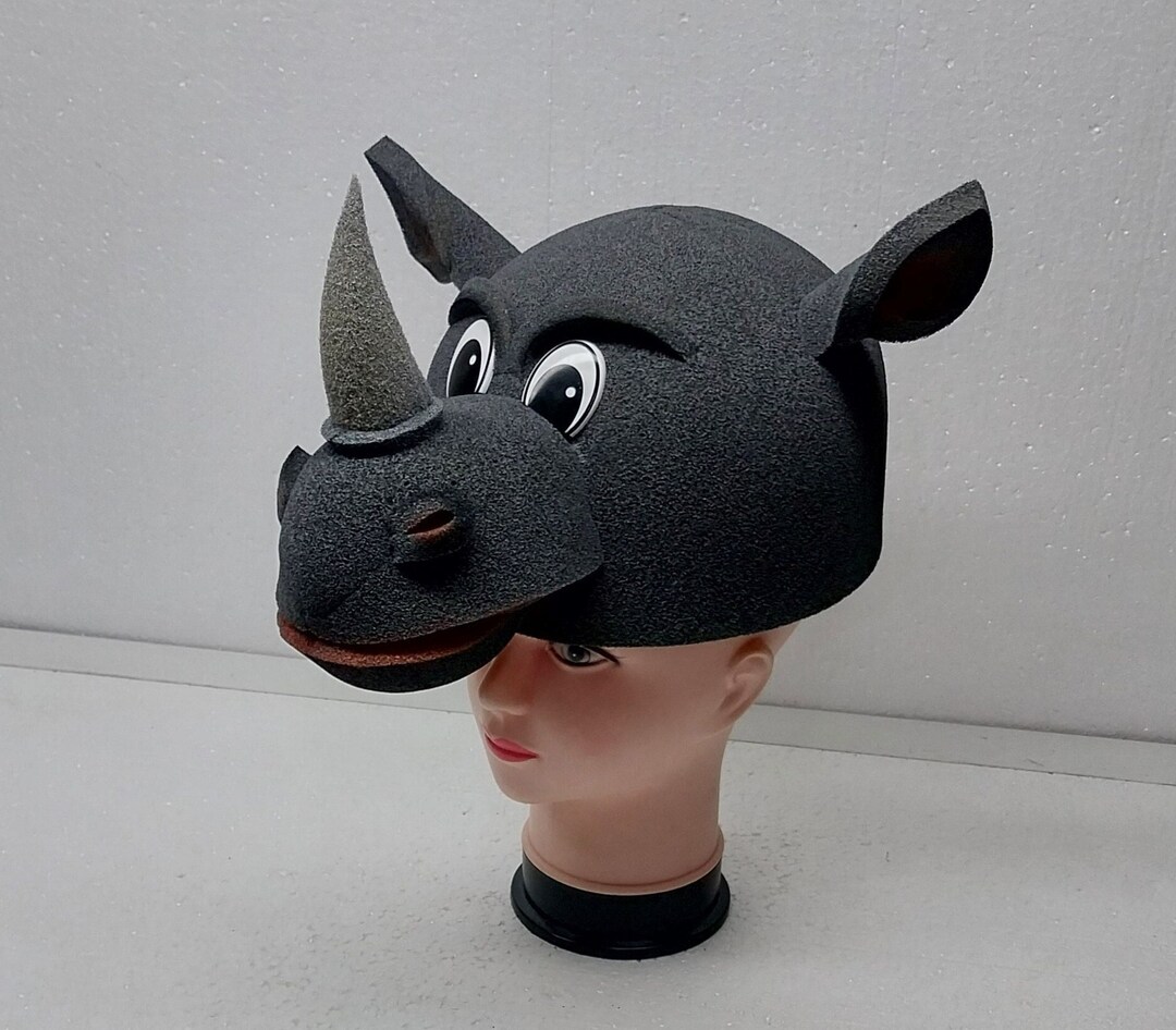 Cool Rhino Mask Hat. Carnival, Party, Halloween and More. - Etsy