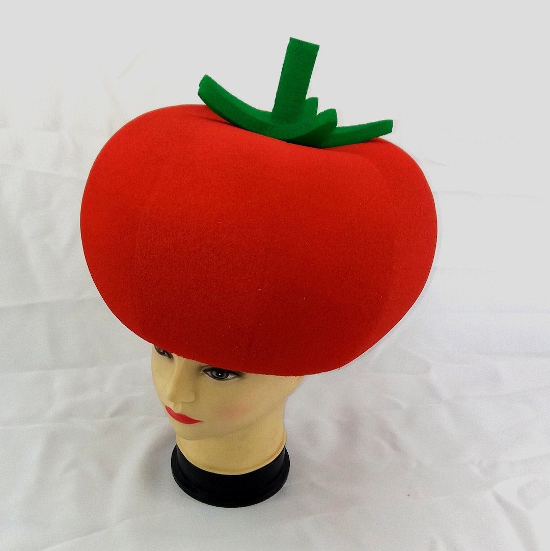Realistic Hat Tomato for a Party. for Children and Adults.for Carnival ...