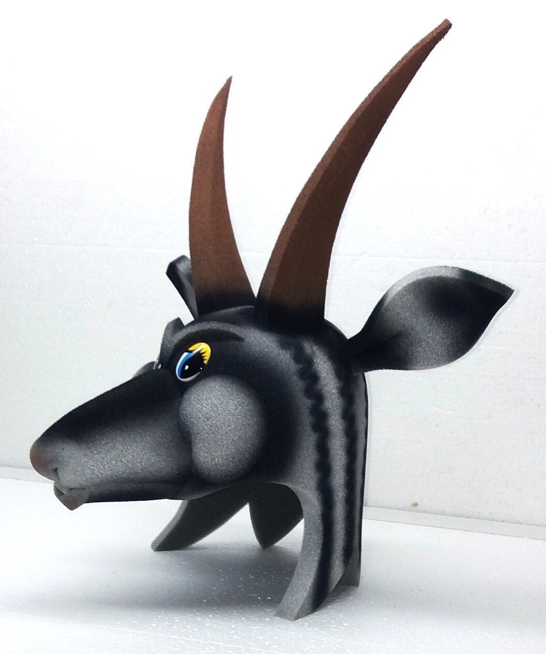 Hat-mask Goat. Carnival Mask Goat. Animal Masks. Party Mask. - Etsy