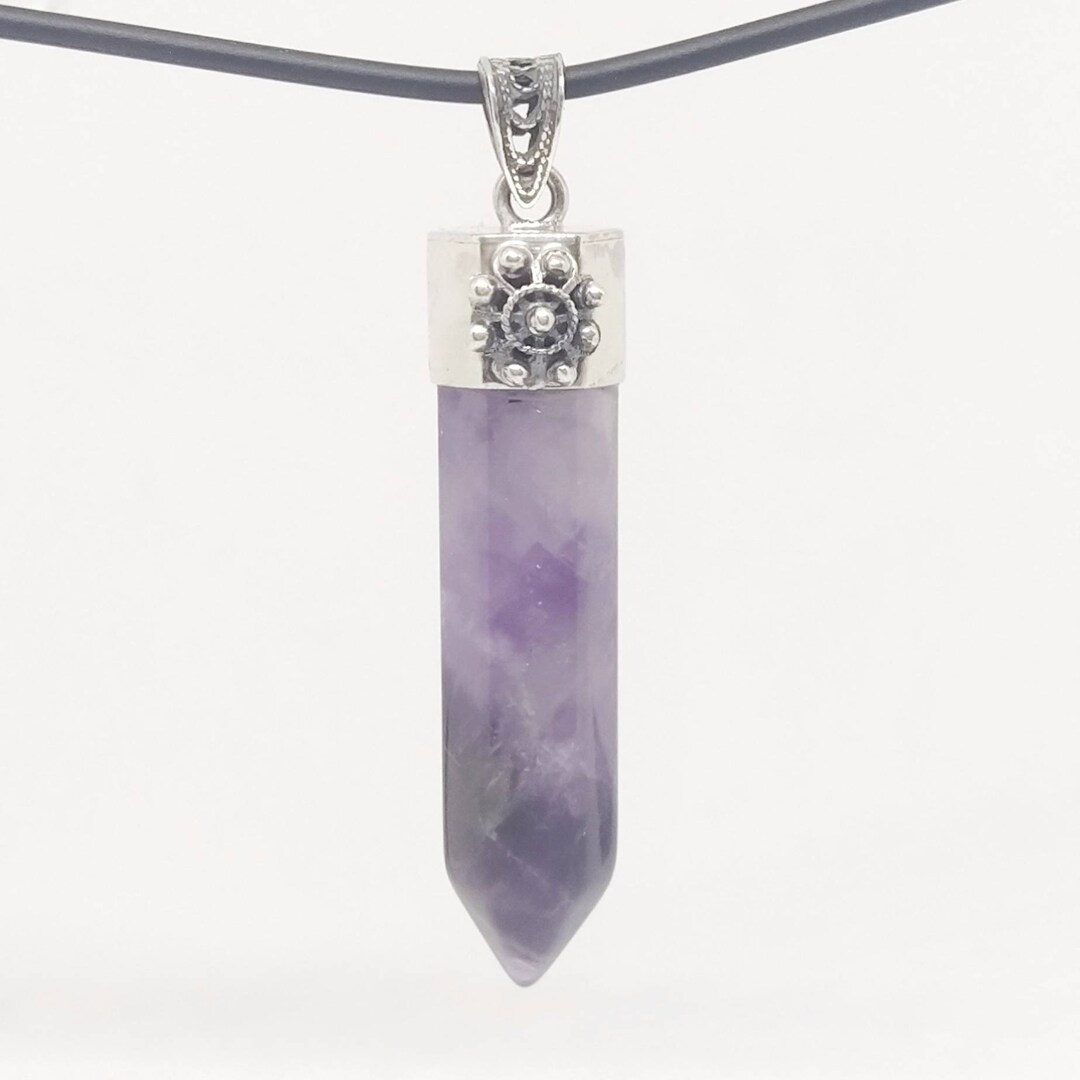 Natural Stone Amulet With Charro Button/ Pendant/ - Etsy