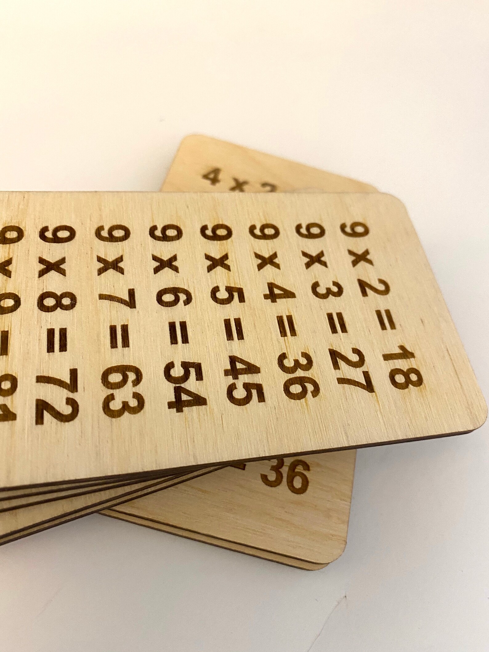 Multiplication Table Educational Toys Montessori Method Times | Etsy