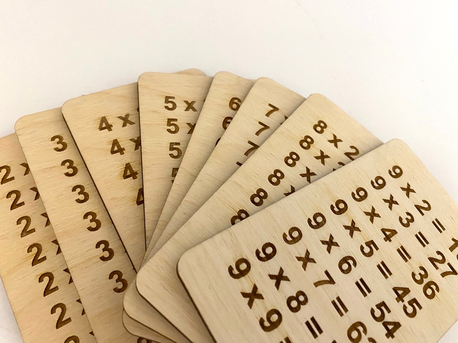 Multiplication Table Educational Toys Montessori Method Times | Etsy