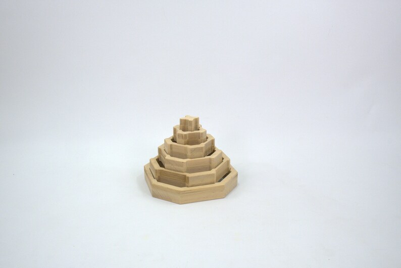Wooden Stacking Pyramid Shape Sorter. Educational Toddler Toys - Etsy Wooden Stacking Pyramid Shape Sorter. Educational Toddler Toys - Etsy