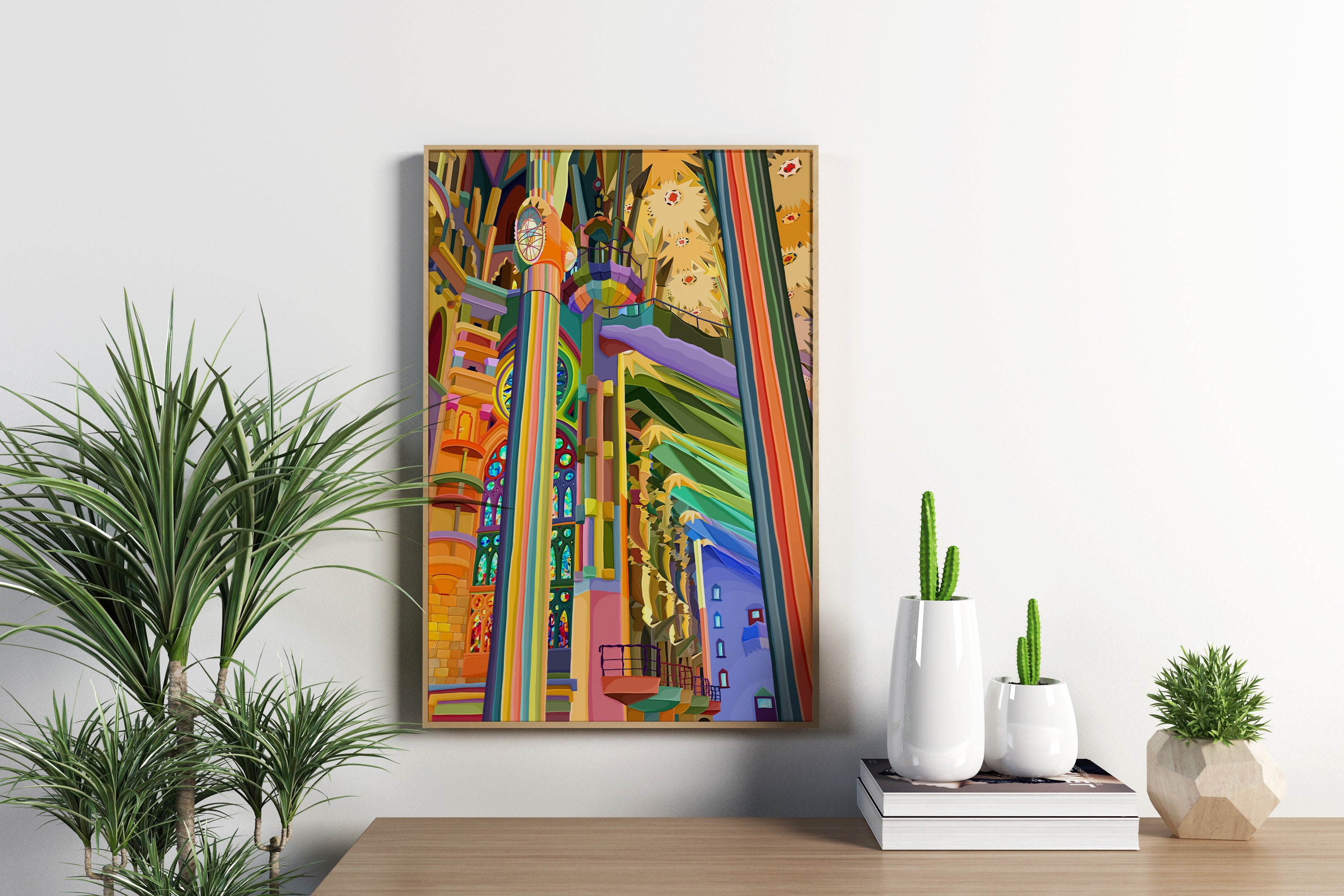 Sagrada Familia Gaudi Barcelona Print Gaudi Art Barcelona - Etsy UK