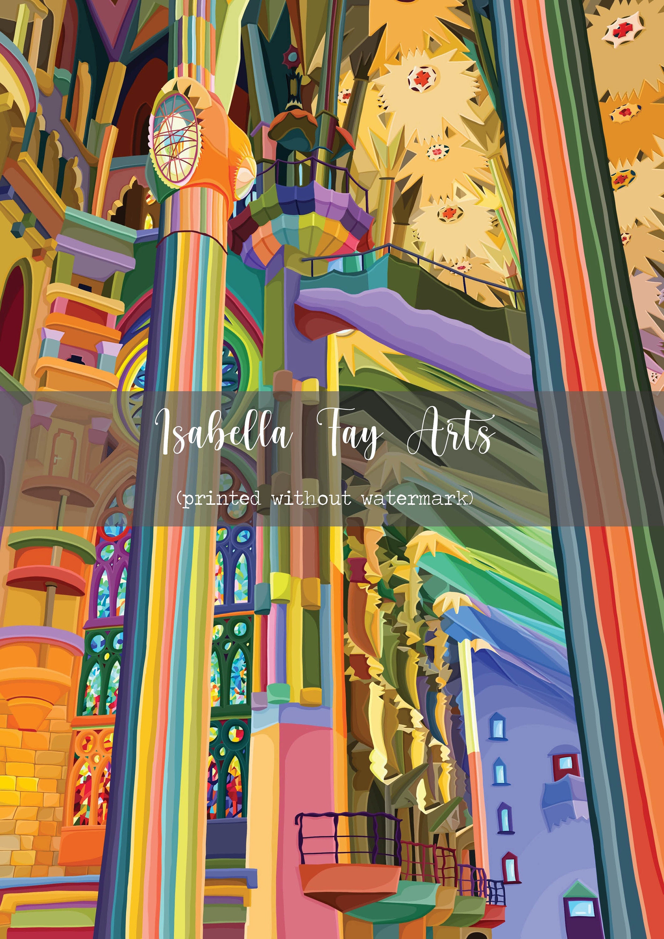 Sagrada Familia Gaudi Barcelona Print Gaudi Art Barcelona - Etsy UK