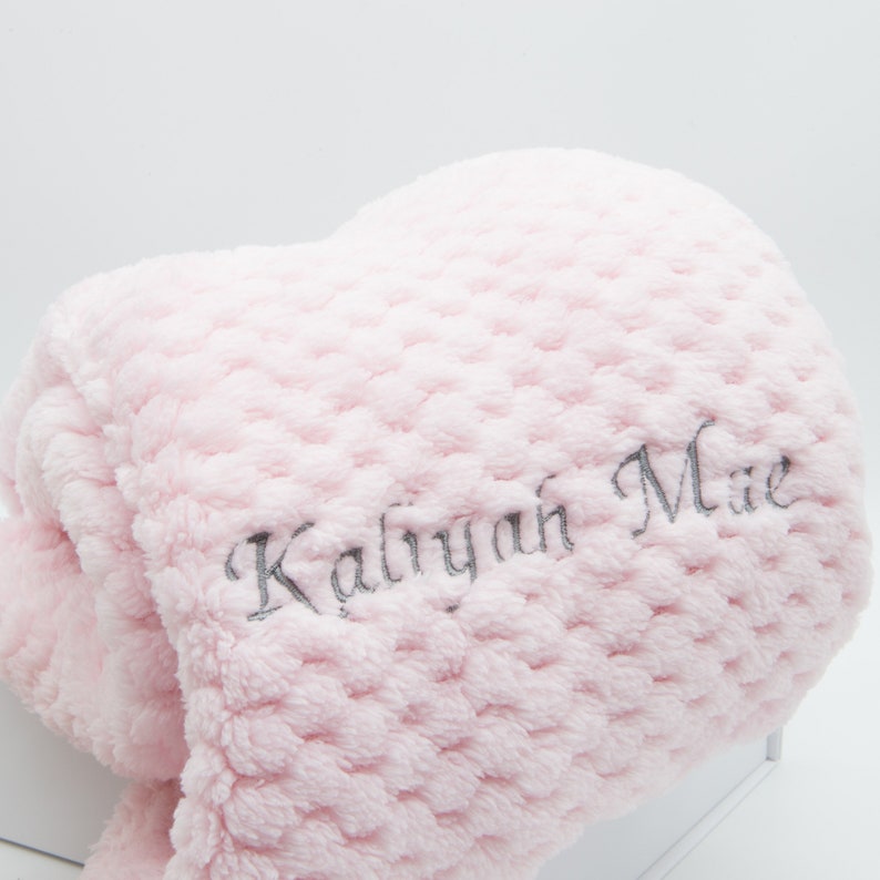 Personalised Blanket Fleece Pink Baby Shower Gift Custom - Etsy