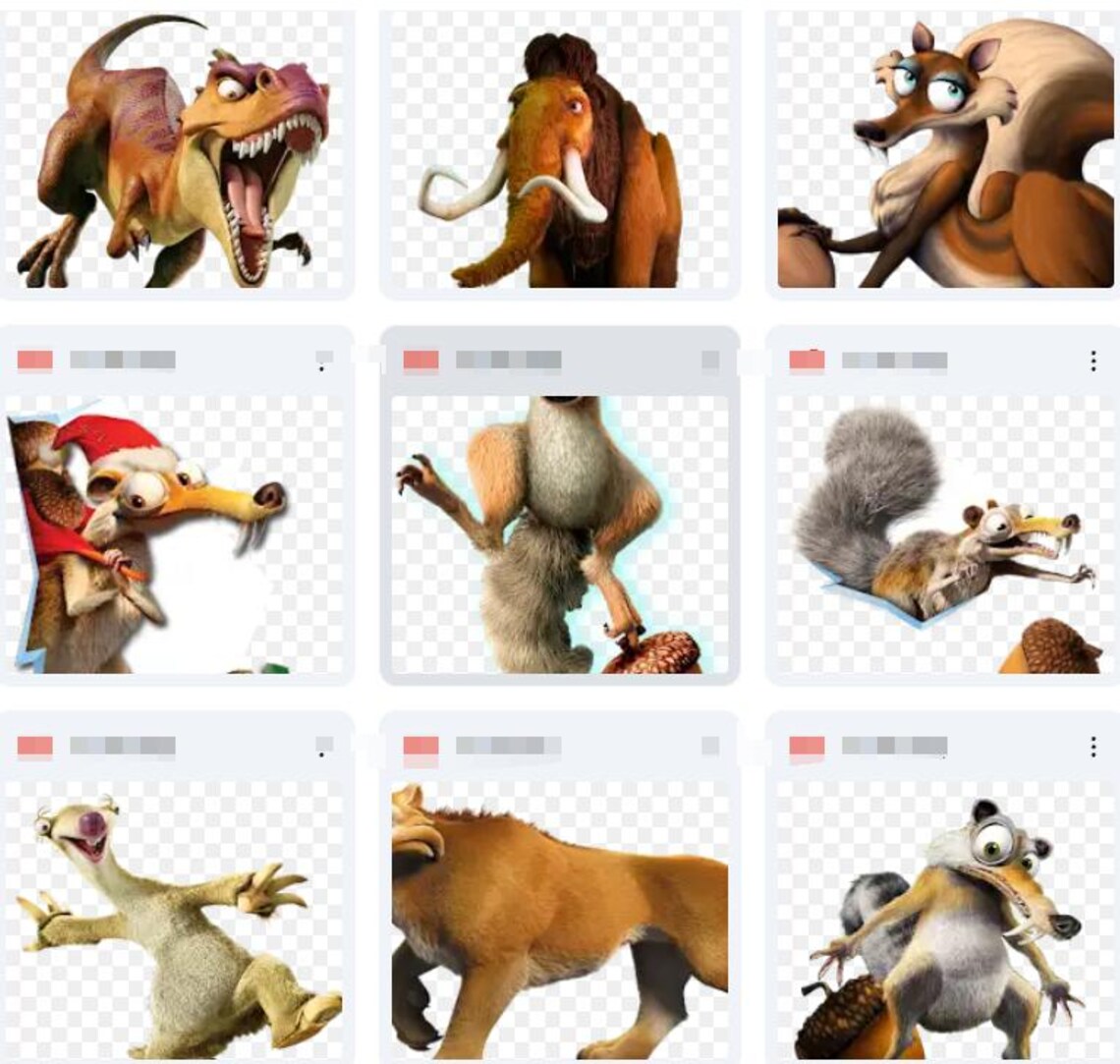 Watercolor Ice Age Animals Clipart, Set of 110, Snow Animal Nursery ...