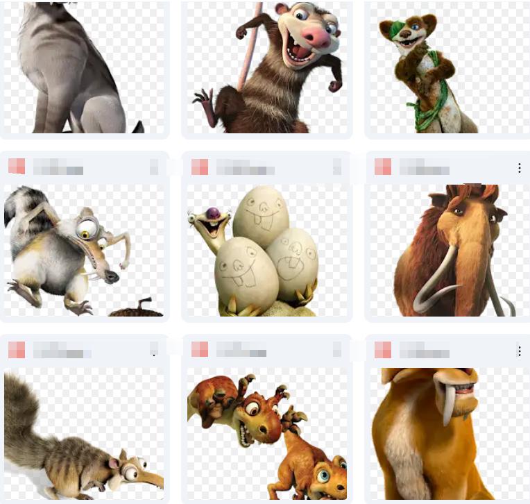 Watercolor Ice Age Animals Clipart, Set of 110, Snow Animal Nursery ...