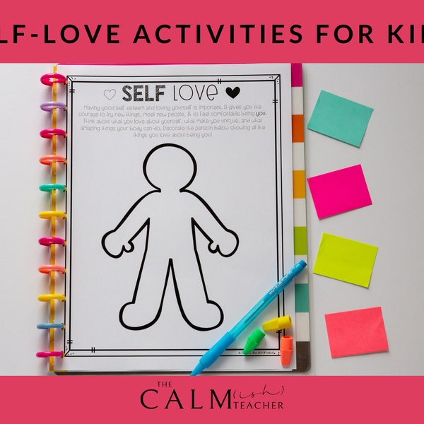 Self Love Worksheets - Etsy