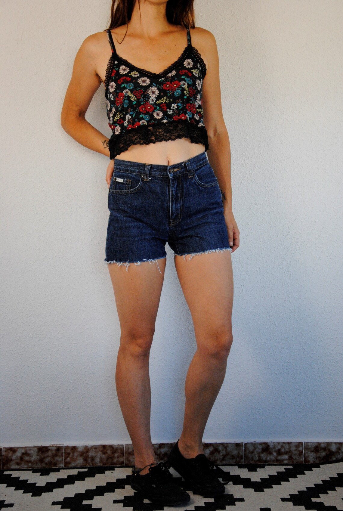 shorts-shorts-vintage-jeans-90s-short-jeans-cut-off-dark-blue-etsy