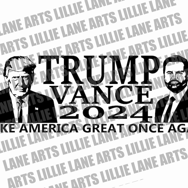 Trump Vance Vector - Etsy