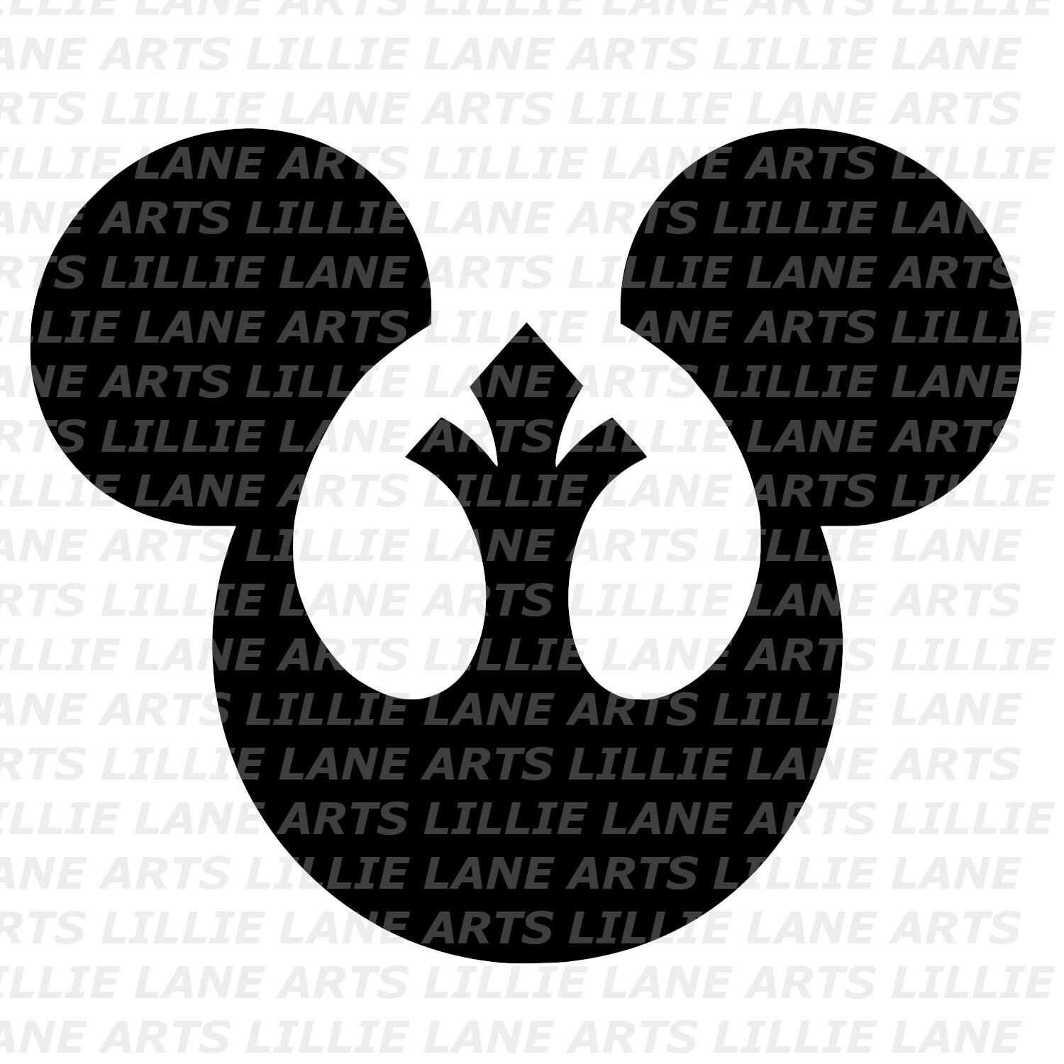 Star Wars Rebel Mickey / SVG File Clipart Vector for Cricut or | Etsy