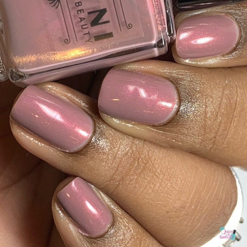 Incandescent Reddish Brown Nail Polish With Red Shimmer | Etsy