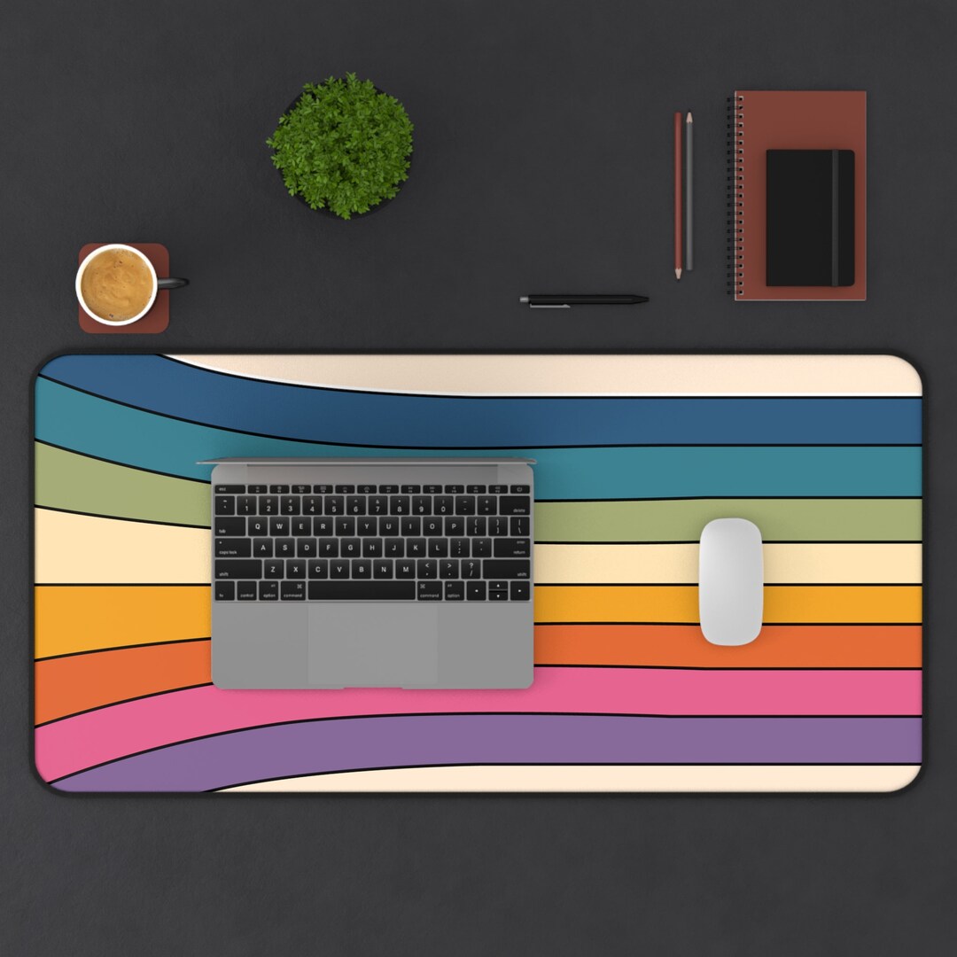 Large Gaming Desk Mat for Gamers Home Office Cubicle Decor Retro ...