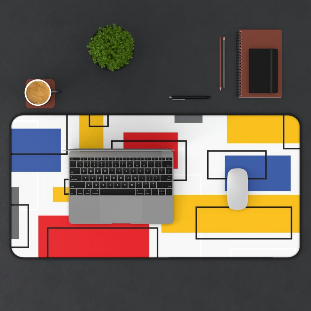 Bauhaus Print Desk Mat for Office Cubicle Supplies Work From Home ...