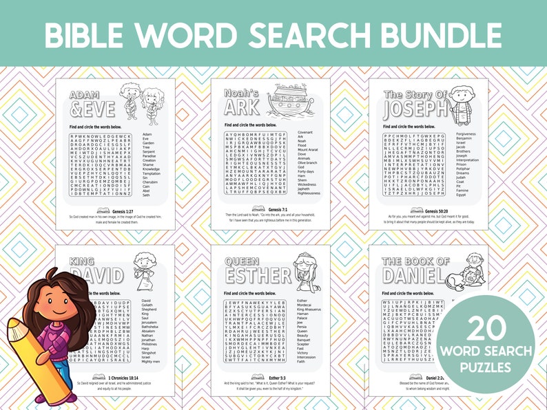 Bible Word Quest: Fun and Educational Bible-themed Word Search Puzzles ...