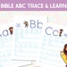 Bible ABC Trace and Learn Printables | Preschool Kindergarten ...